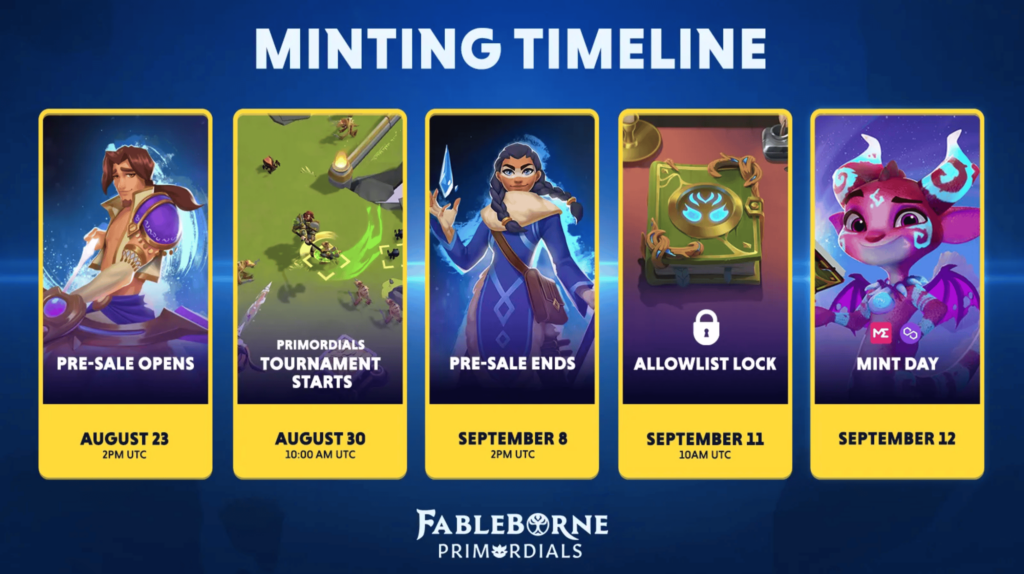 Fableborne Launches Primordial Minting Event